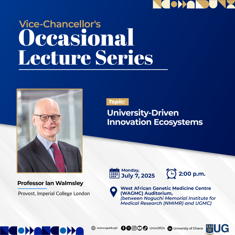 2025 Vice-Chancellor's Occasional Lecture series | University of Ghana